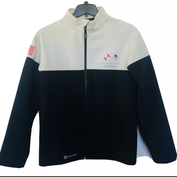 Microsoft | Jackets & Coats | Mens Jacket Zipper Up Microsoft Usa ...